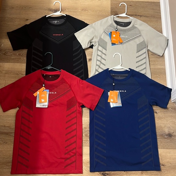 YoungLA | Shirts | 4 Young La Superhero Compression Shirt Bundle | Poshmark